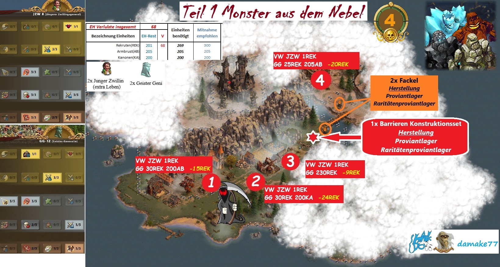 Event Taktikkarten Halloween